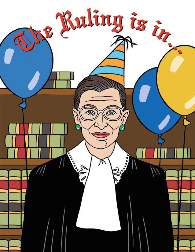 RBG Supreme Birthday Card – Lolo Watch Hill