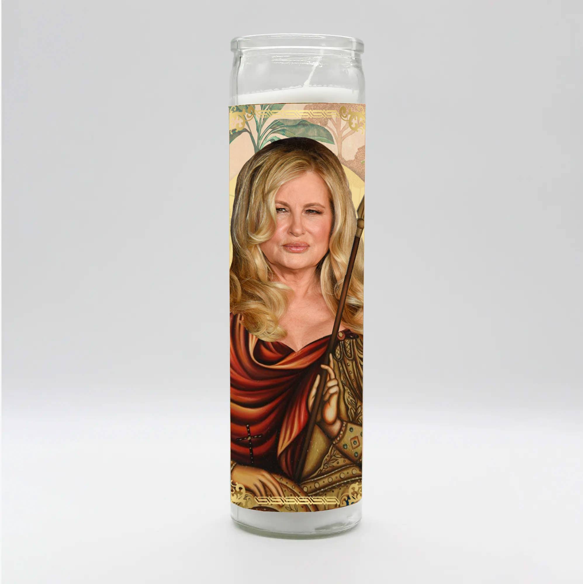 Saint Queen of White Lotus Candle – Lolo Watch Hill